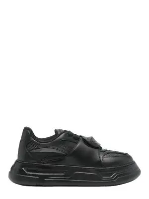 Emporio Armani Strap Trainers - Black