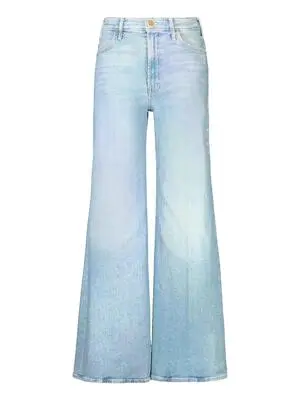 MOTHER Hustler Roller Sneak Jeans - Blue