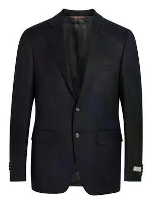 Canali Single-breasted Blazer - Blue
