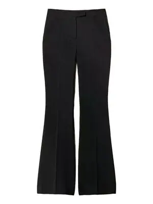 TWINSET Crepe Flared Trousers - Black