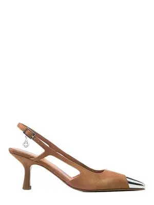 Maje Suede Pumps - Brown