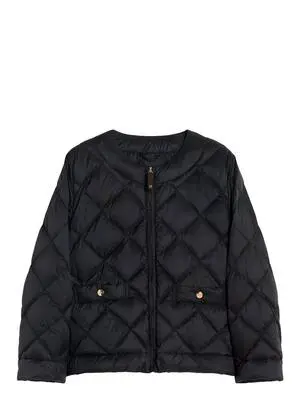 Max Mara Quilted Button-fastening Jacket - Black