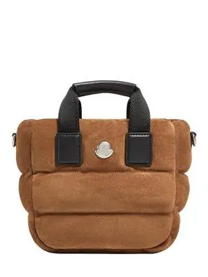 Moncler Caradoc Micro Suede Tote Bag - Brown