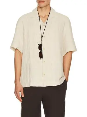 Jacquemus La Chemise Fonccio - Rib Knit Light Beige
