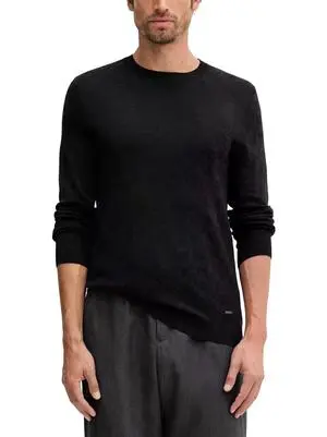 JOOP! Cahilo Jacquard Knit Sweater - Black
