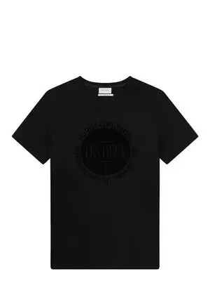 LES DEUX Graphic-print T-shirt - Black