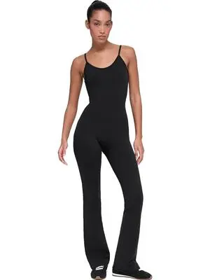 Alo Yoga Airbrush Bootcut One And Done Onesie - Black