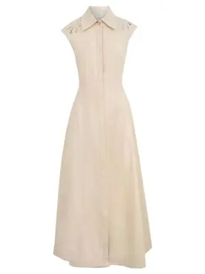 Clea Franca Midi Dress - Neutrals