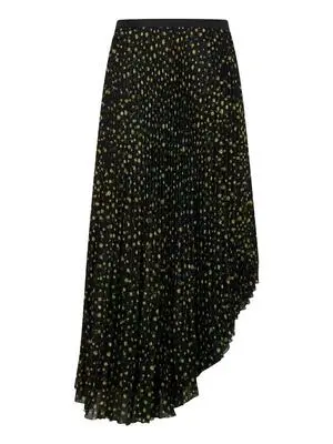 Philosophy Di Lorenzo Serafini Floral Pleated Skirt - Black