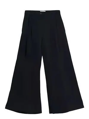 Gant Pleated Palazzo Pants - Blue