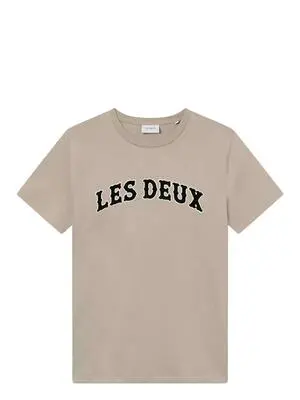 LES DEUX Crew-neck T-shirt - Neutrals