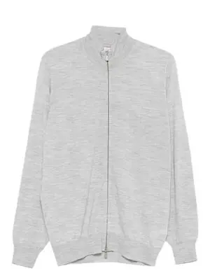 Brunello Cucinelli Zip Cardigan - Grey