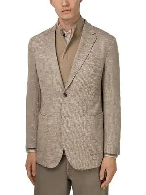 Boggi Milano Wool Blend Sport Coat - Taupe
