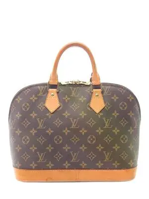 LOUIS VUITTON 1999 Alma Pm Monogram Tote Bag - Brown