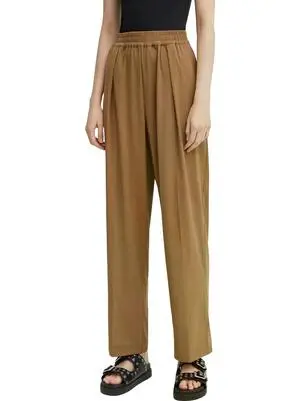 SAMSOE SAMSOE Elasticated-waist Trousers - Brown