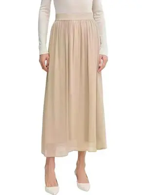 JOOP! Waistband Pleated A-line Skirt - Neutrals