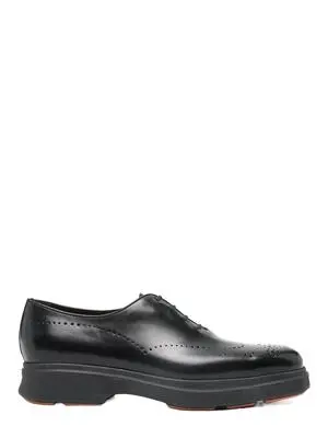 Santoni Brogue Shoes - Black