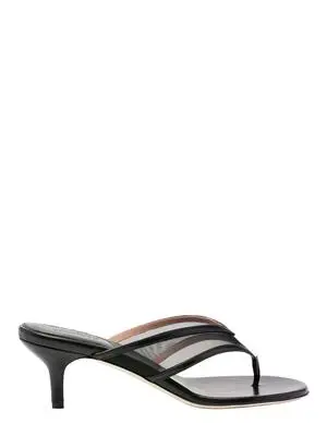 MALONE SOULIERS 45mm Koko Thong Sandals - Black