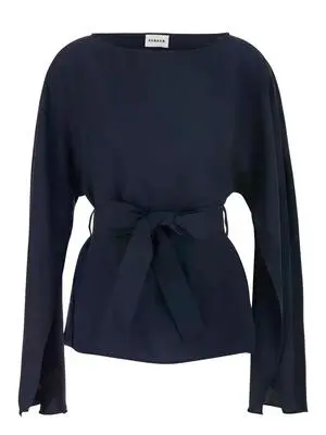 P.A.R.O.S.H Tie Waist Blouse