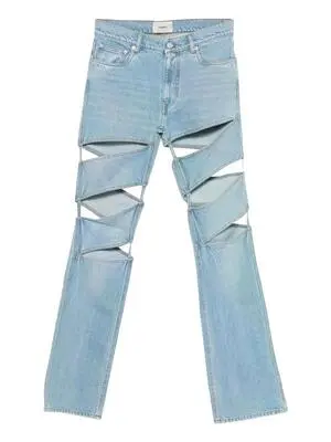 Coperni Cut-out Jeans - Blue