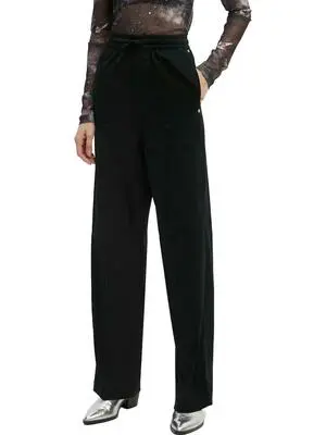 Moschino Drawstring Trousers - Black