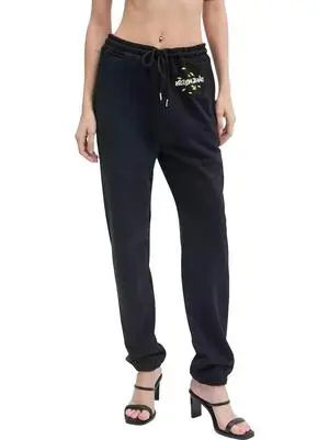 Moschino Drawstring Pants - Black