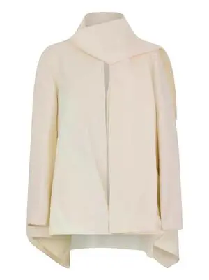 Valentino Garavani Draped Caban Jacket - Neutrals