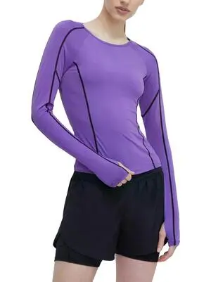 P.E Nation Long-sleeve Cutout Top - Purple