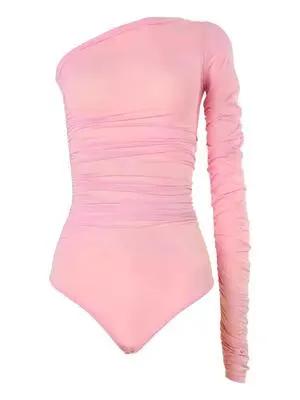 Wolford Asymmetric-neck Body - Pink