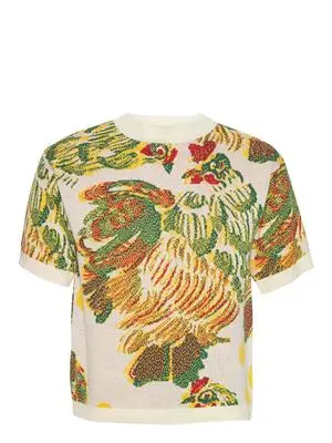 Henrik Vibskov Chicken-motif T-shirt - Neutrals