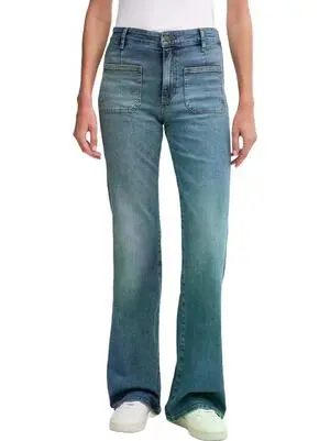JOOP! Patch Pocket Flared Jeans - Blue