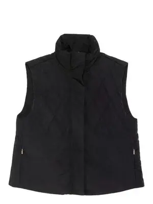 Emporio Armani Quilted-pattern Gilet - Black