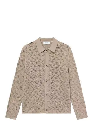 LES DEUX Openwork Shirt