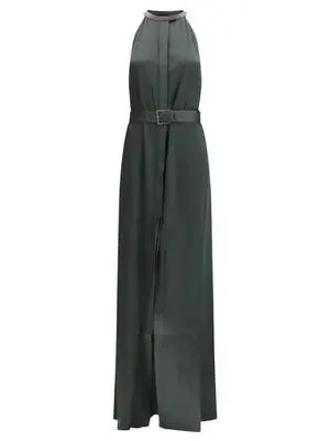 TOM FORD Belted Maxi Dress - Green