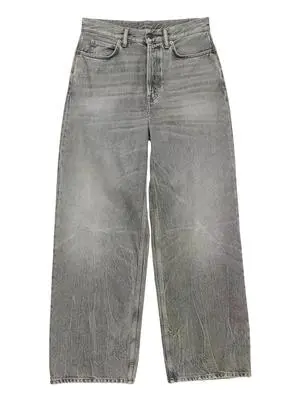 Acne Studios 1981 Logo-patch Denim Trousers - Grey