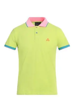 Peuterey Polo Shirt Lime Size Cotton, Elastane - Green