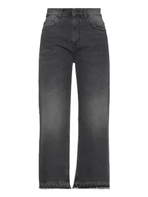 MANILA GRACE Straight-leg Jeans - Black
