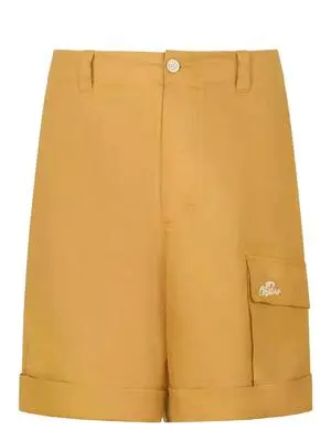 Marni Embroidered-detail Shorts - Yellow