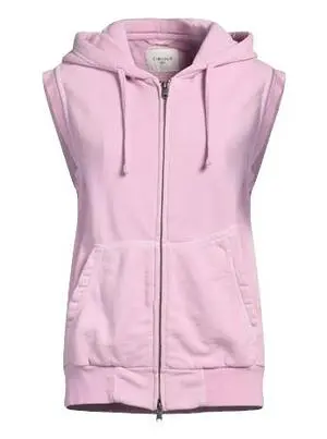 CIRCOLO 1901 Cotton Sleeveless Hoodie - Pink