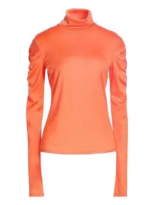 Patrizia Pepe Jersey Turtleneck Top - Orange
