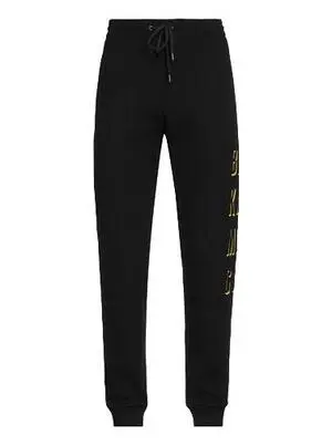 BIKKEMBERGS Pants Size Cotton, Elastane - Black