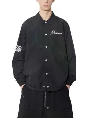 PLEASURES Gypsy Buttoned Shirt Jacket - Black
