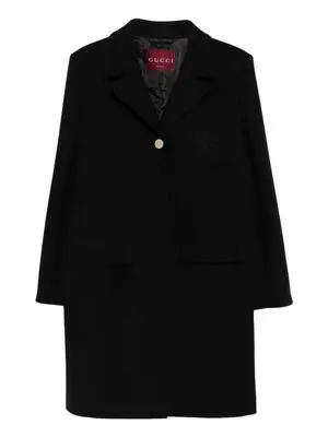 Gucci Wool Coat - Black