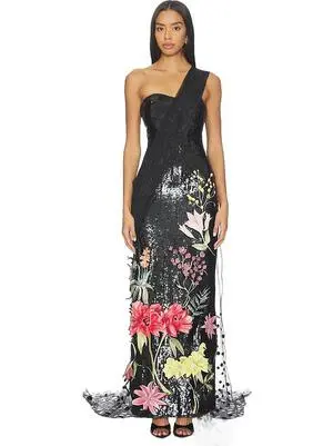 AFEW RAHUL MISHRA AFEW Rahul Mishra Embellished Sequined Gown