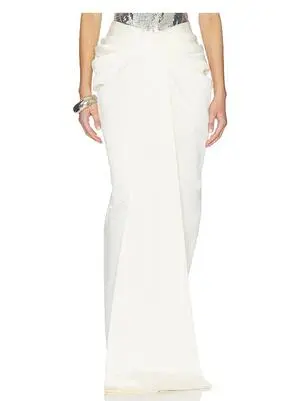 AFEW RAHUL MISHRA Draped Cowl Skirt - Ivory