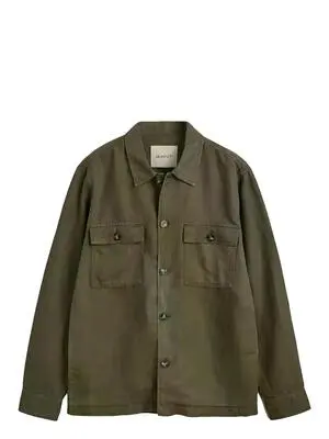Gant Buttoned Pocket Overshirt - Green