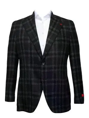 ISAIA Checked-pattern Jacket
