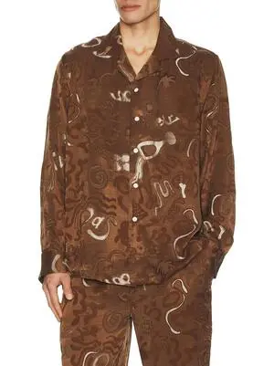 Oas Memento Brillo Shirt - Brown