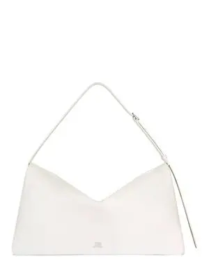 COURREGES Logo-detail Shoulder Bag - White