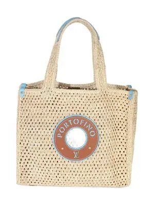 LOUIS VUITTON Raffia Onthego Mm Tote - Beige